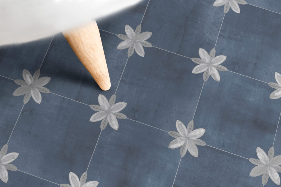 Lowes Tile Blue Fiona - Lowes Tile